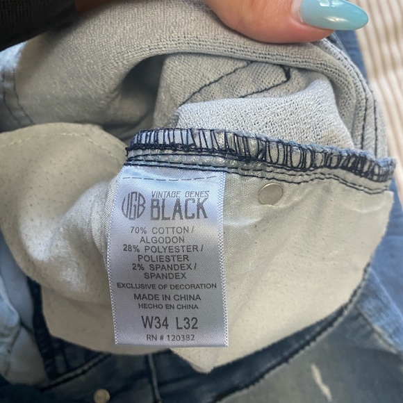 Vintage Genes Black | Jeans | Vintage Genes Black | Poshmark